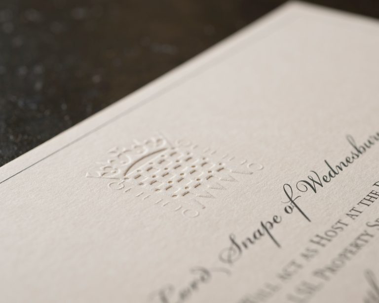 Blind Embossing / Debossing - Barnard & Westwood