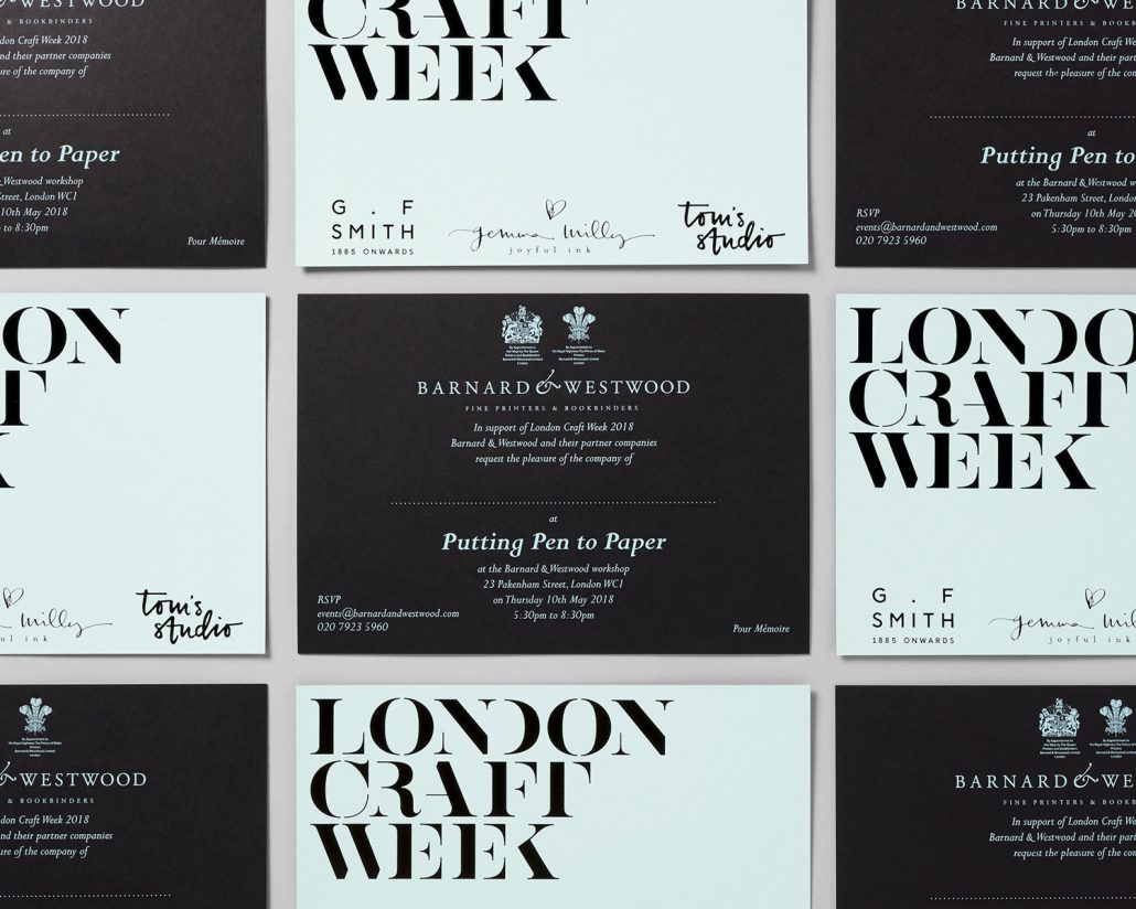 Event Stationery - Barnard & Westwood